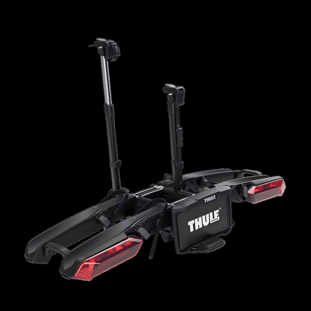 Thule Epos 2 with Lights - 2-bike foldable hitch platform bike rack wi – Okana Outdoors