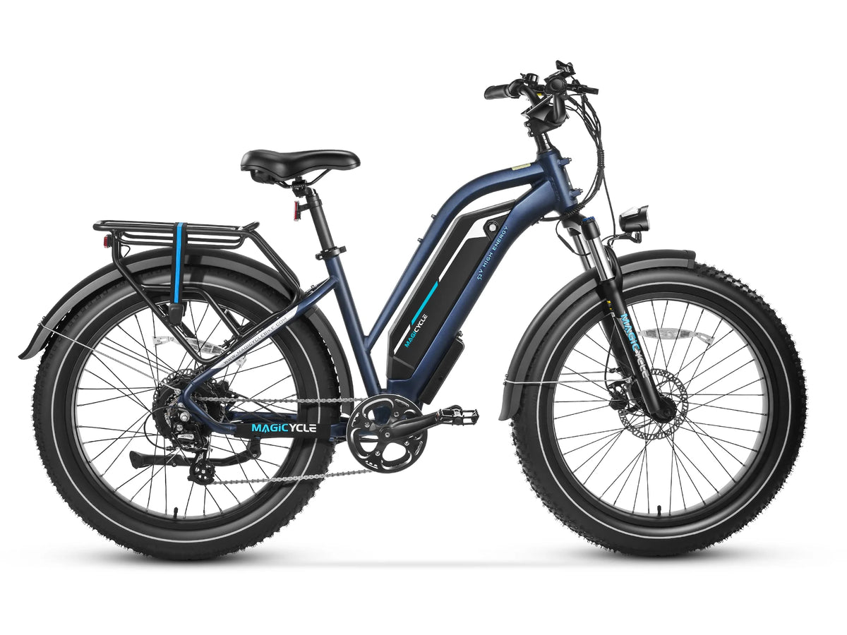 Magicycle Cruiser Pro Mid Step-Thru Electric Mountain Bike – Okana Outdoors